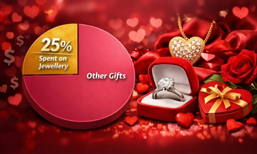 Jewellery to Take Quarter Share of Valentine’s Day Spend in the US: NRF ...